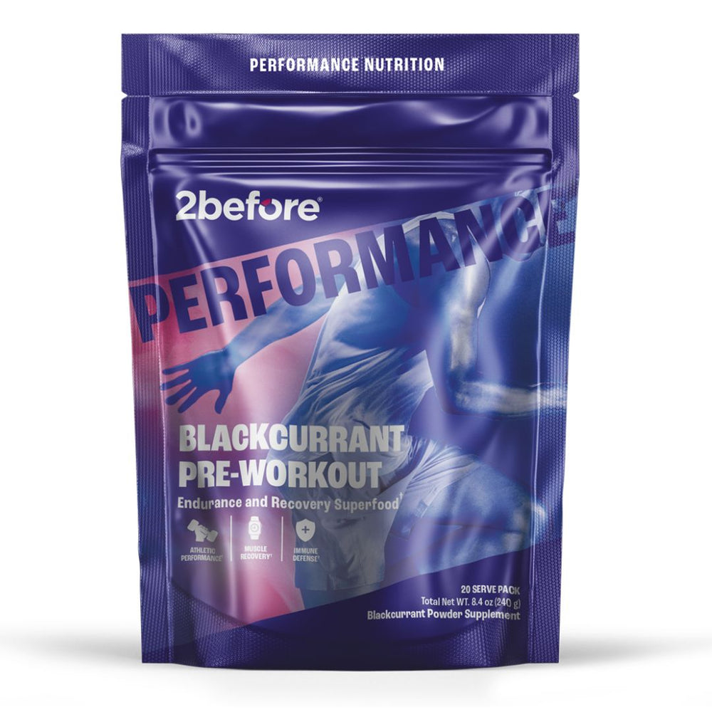 Natural Pre Workout | 2before Blackcurrant Vegan Pre Workout Powder
